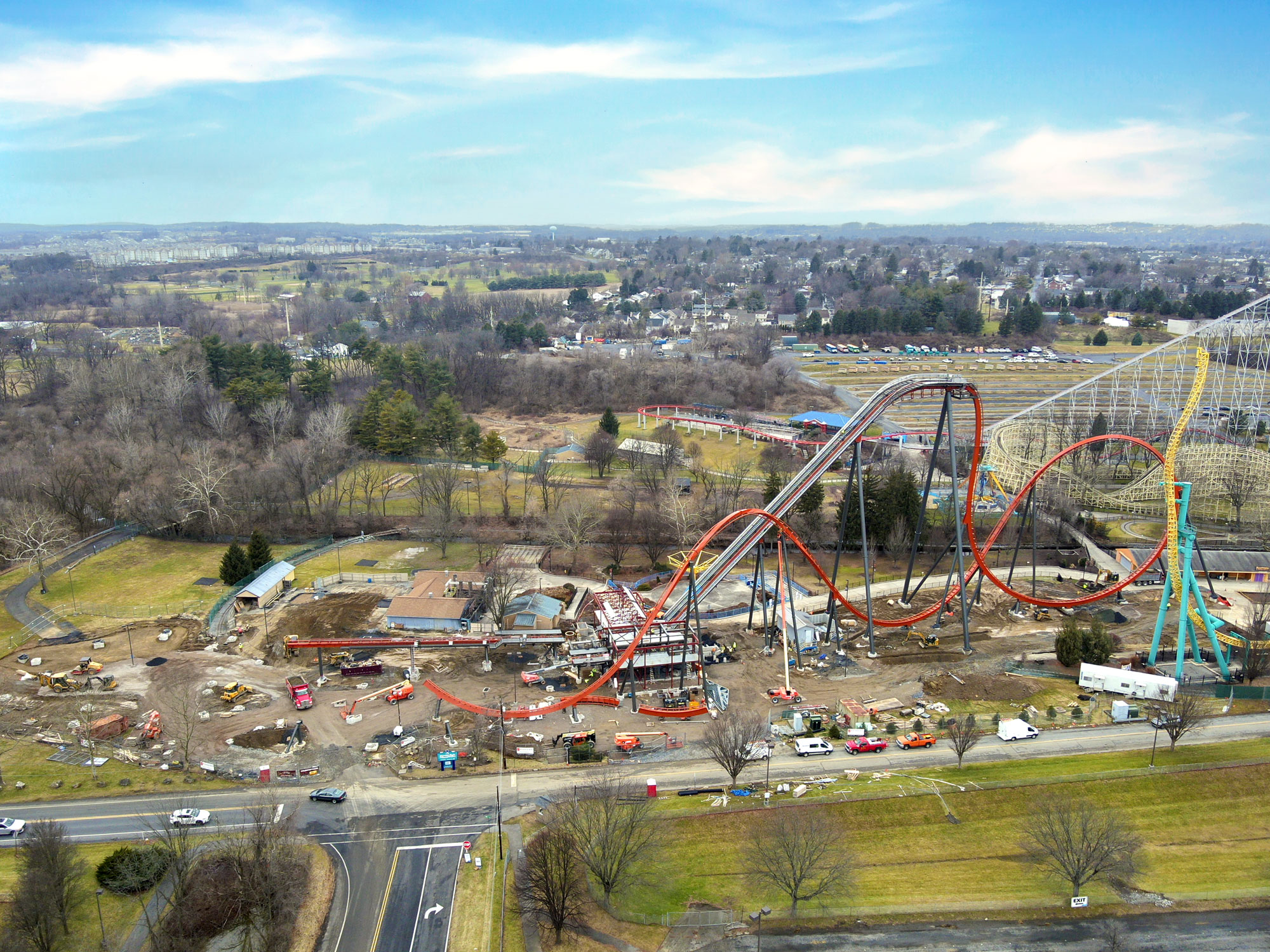 Dorney Park & Wildwater Kingdom's new Coaster: Iron Menace - Barry ...