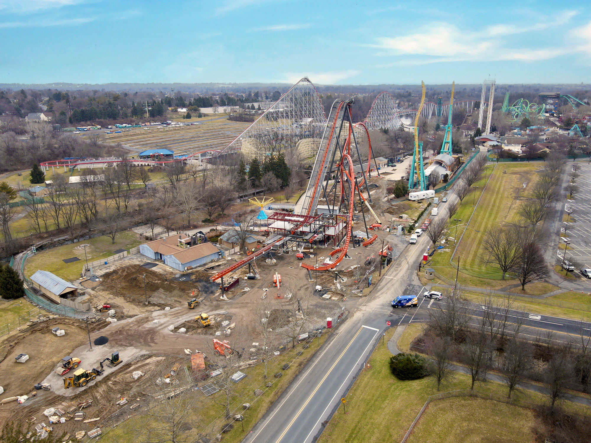Dorney Park & Wildwater Kingdom's new Coaster: Iron Menace - Barry ...